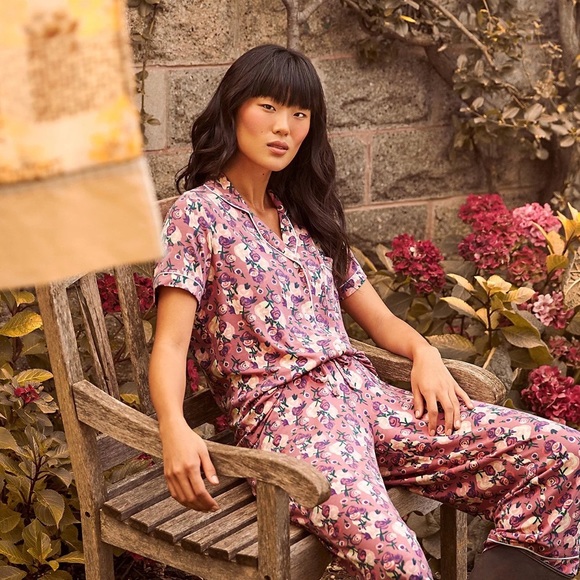 knix | Intimates & Sleepwear | Anna Sui X Knix Rose Bouquet Sleep Top ...